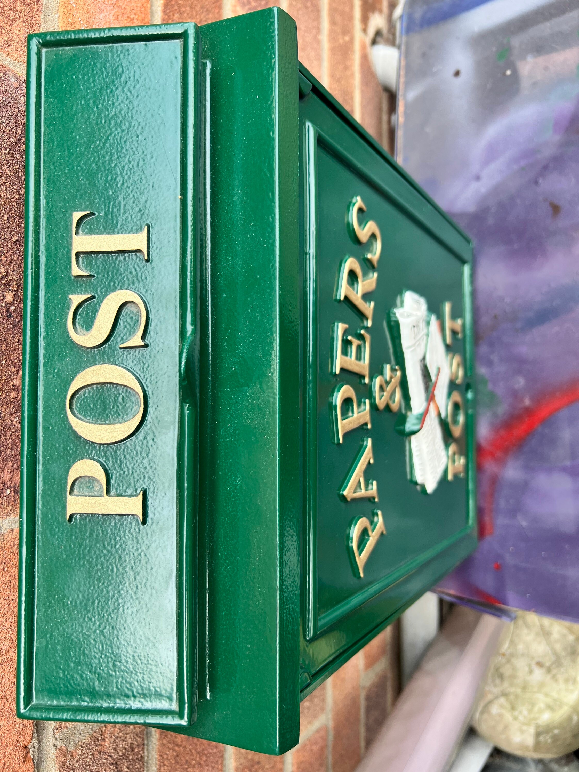 Designer Post Box Bespoke Custom Mailbox Exclusive Postbox - Etsy UK