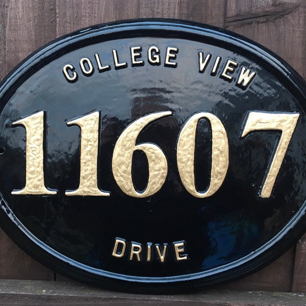 Colonial House Numbers - Etsy