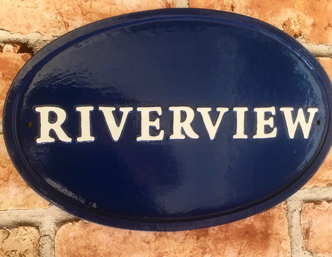 Address Plaque for House, Colonial Style House Sign, Personalized ...