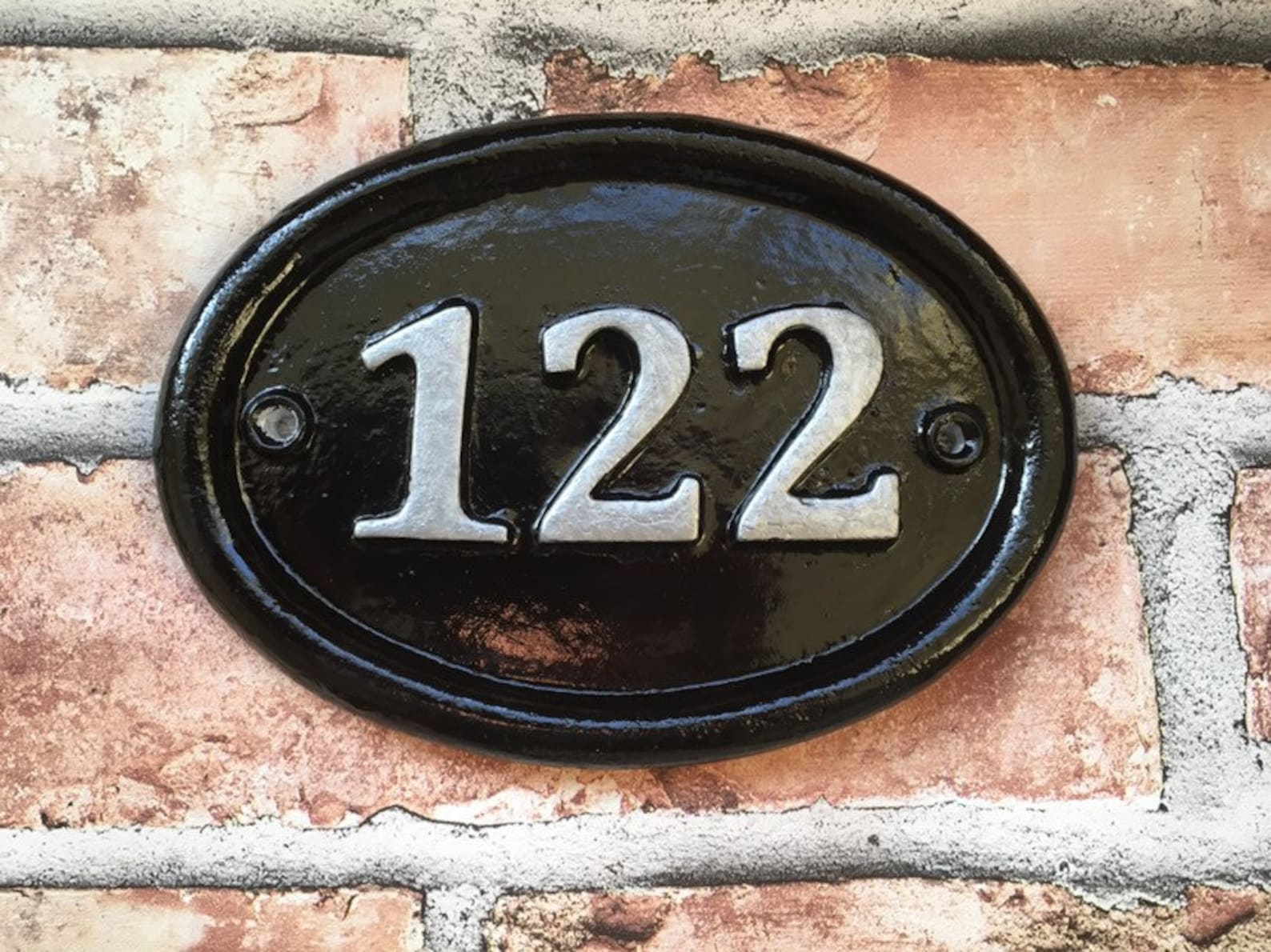 Vintage Address Sign, House Sign, House Number, Address Plaque, House ...