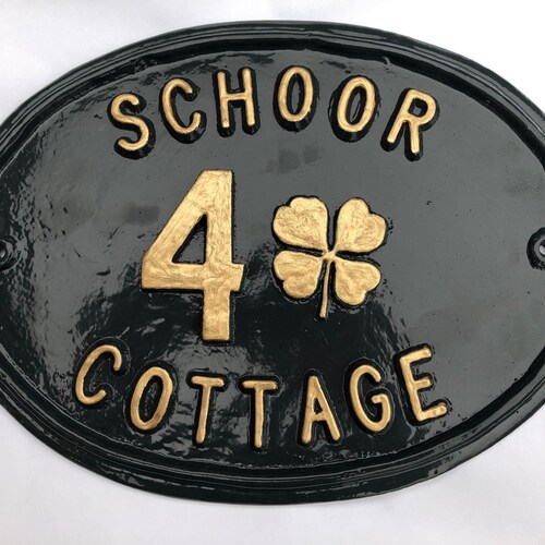 Address Plaque for House Colonial Style House Sign - Etsy