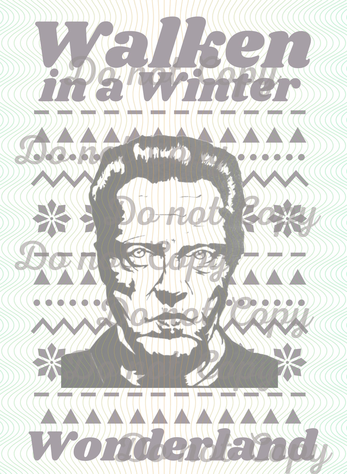 Walken in a Winter Wonderland PNG & SVG, Christopher Walken Shirt ...