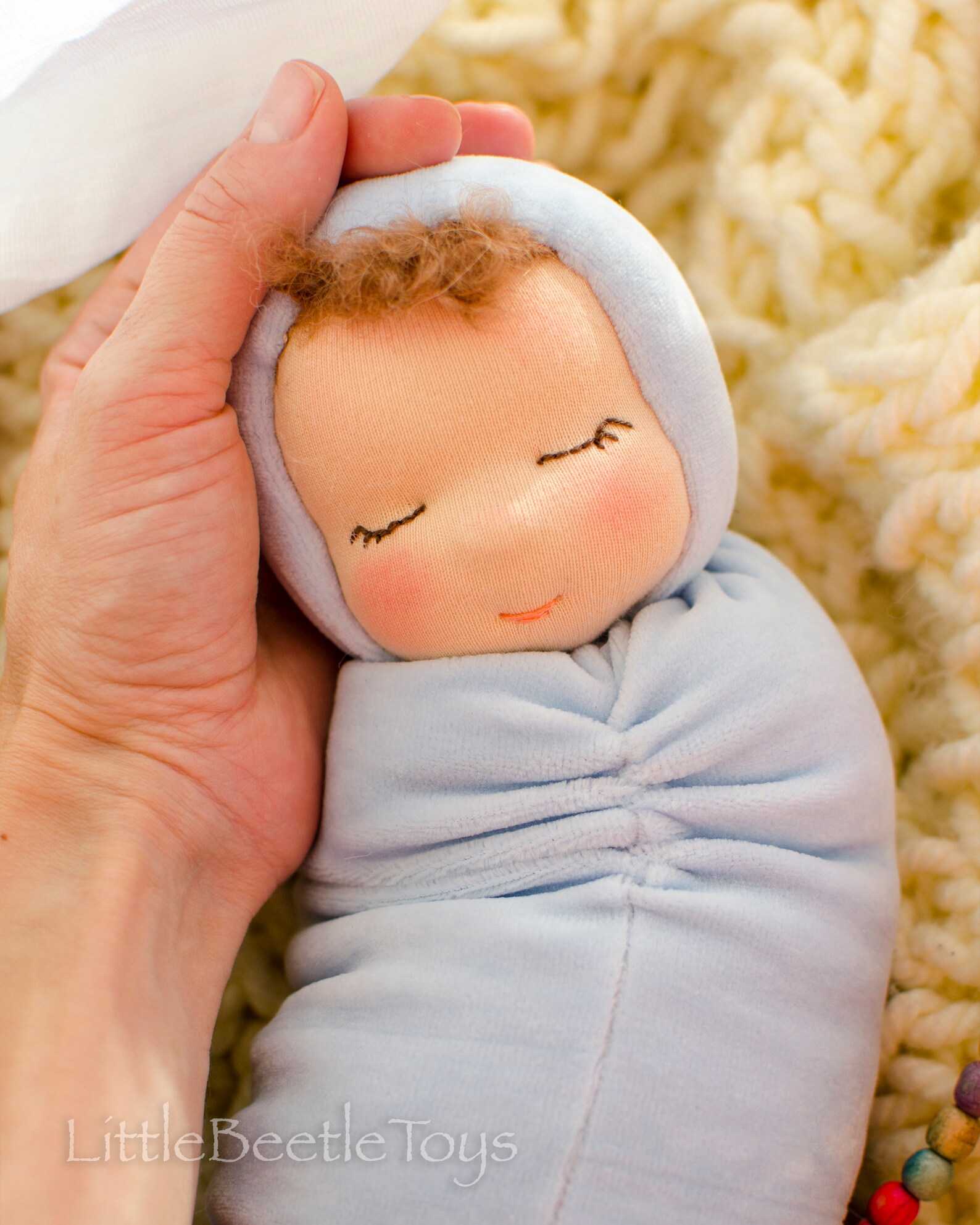 Waldorf Doll for Sleep Baby Doll Boy With Closed Eyes 11 - Etsy