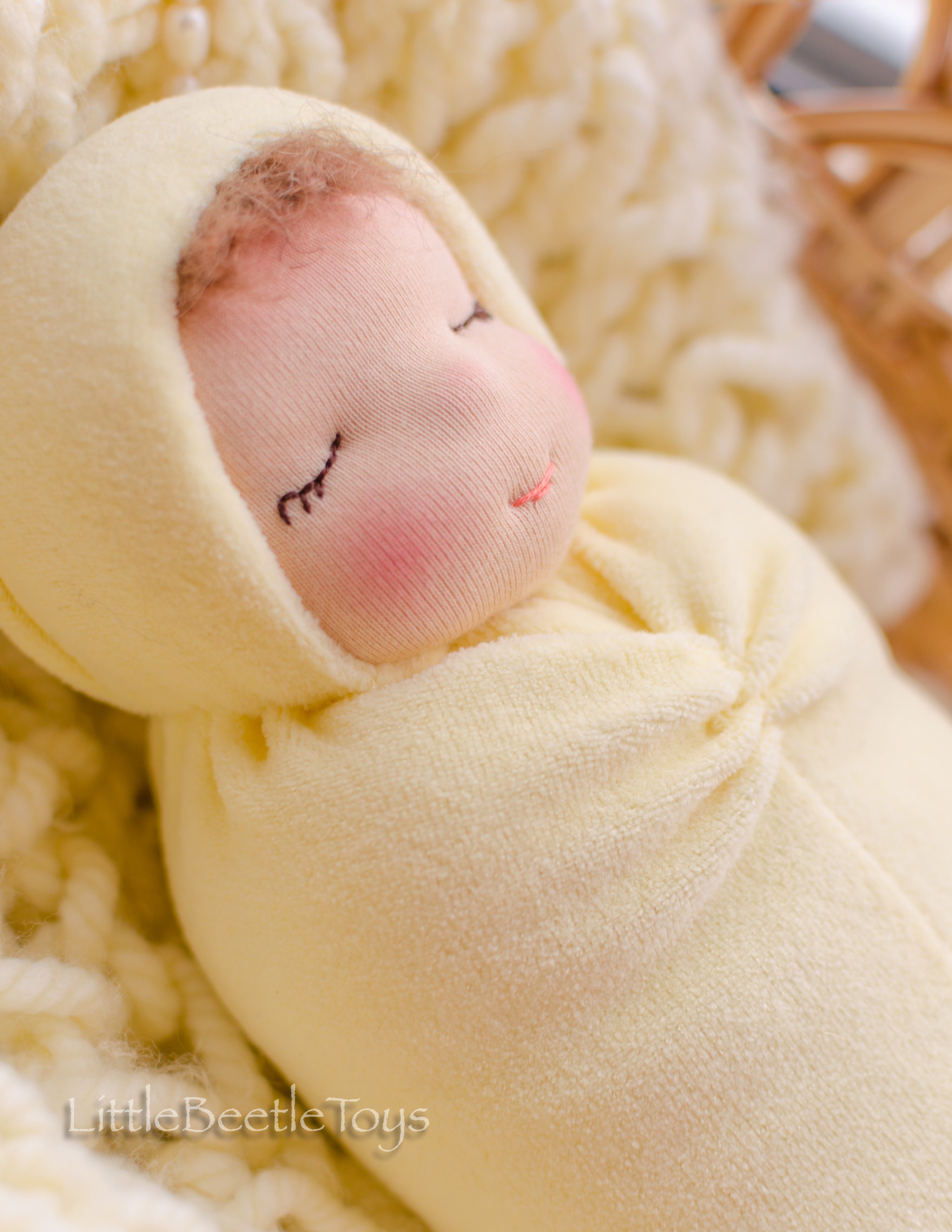 Waldorf Doll for Sleep Sleepy Baby Doll 11 Bedtime Doll - Etsy