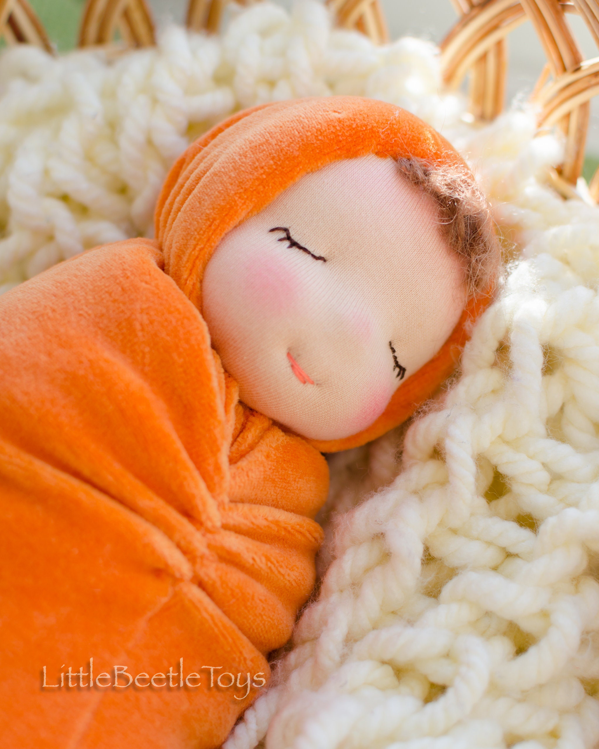 Waldorf Doll for Sleep Sleepy Baby Doll 11 Bedtime Doll - Etsy