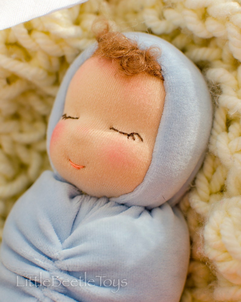 Waldorf Doll for Sleep Baby Doll Boy With Closed Eyes 11 - Etsy