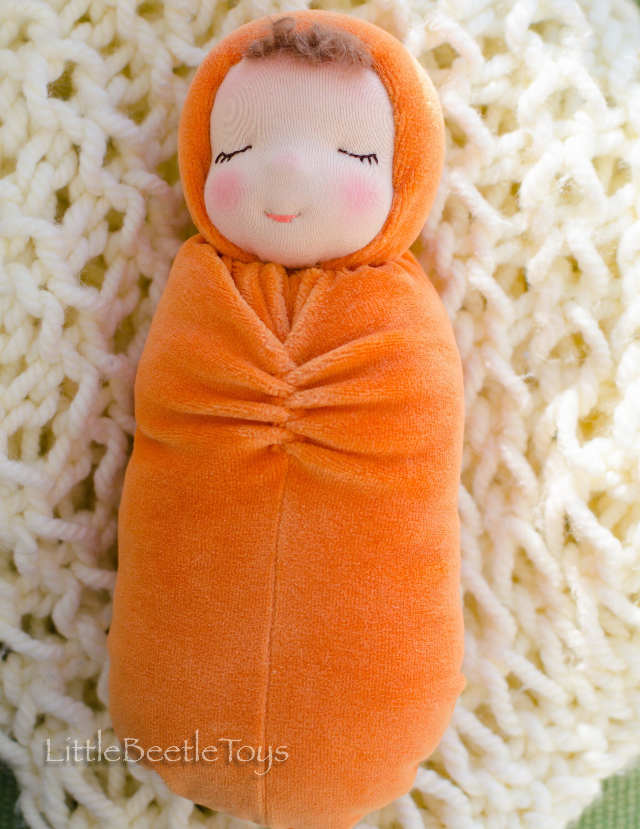 Waldorf Doll for Sleep Sleepy Baby Doll 11 Bedtime Doll - Etsy