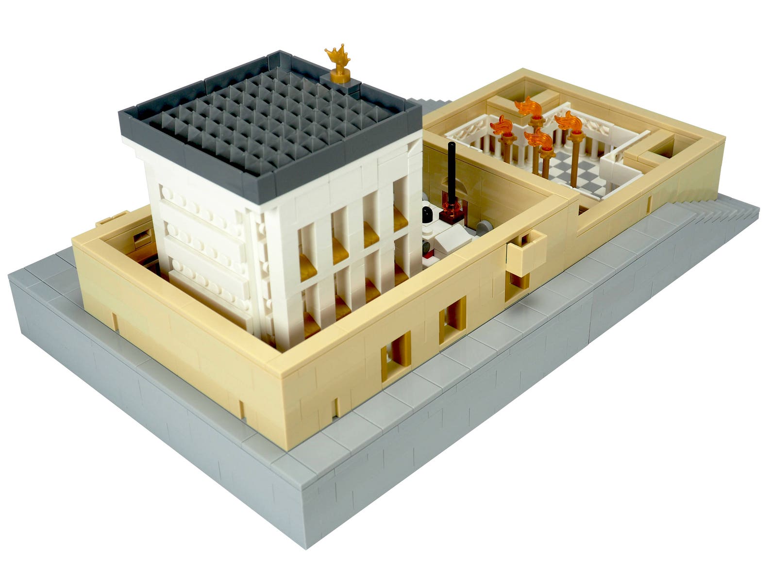 Holy Temple Model Made With Lego® Brick From Jbrick.com - Etsy