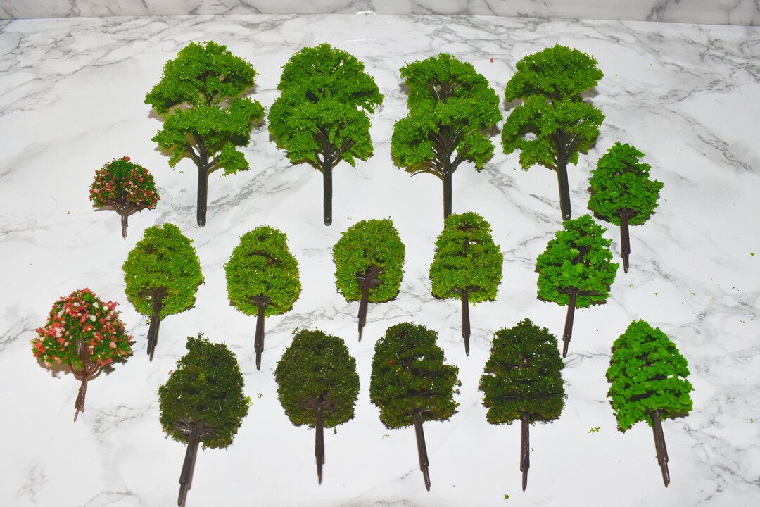 Forest Trees Models Variety Set - Wargaming Scenery / Bolt Action ...