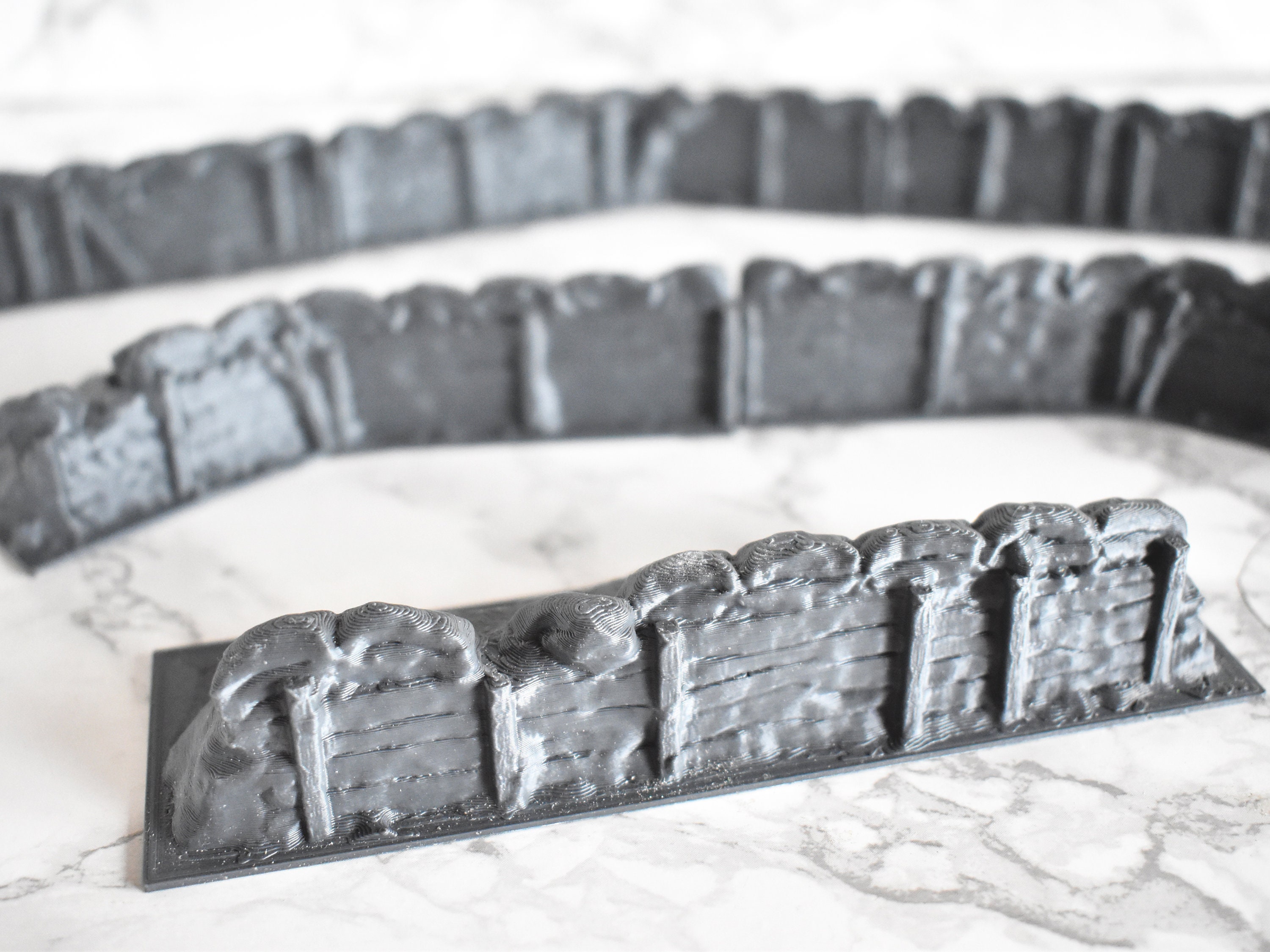 Trench Wargaming Terrain Set Modular Scenery Buildings / - Etsy