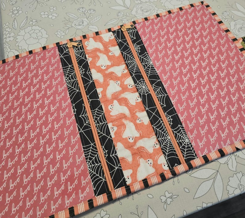 Hey Boo Quilted Cross Stitch Project Folder - Etsy