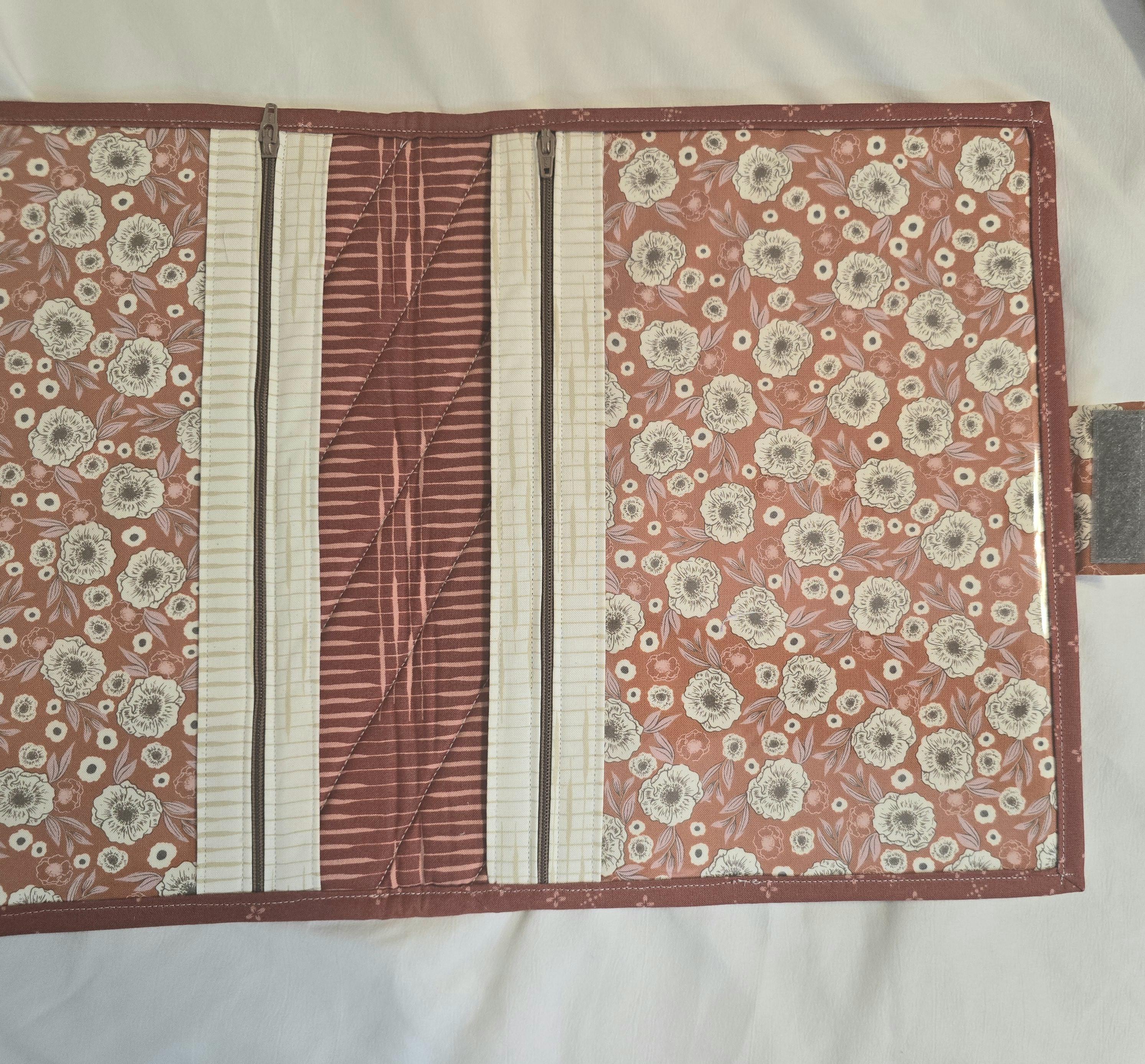 Slow Stroll Quilted Cross Stitch(terra Cotta) Project Folder - Etsy