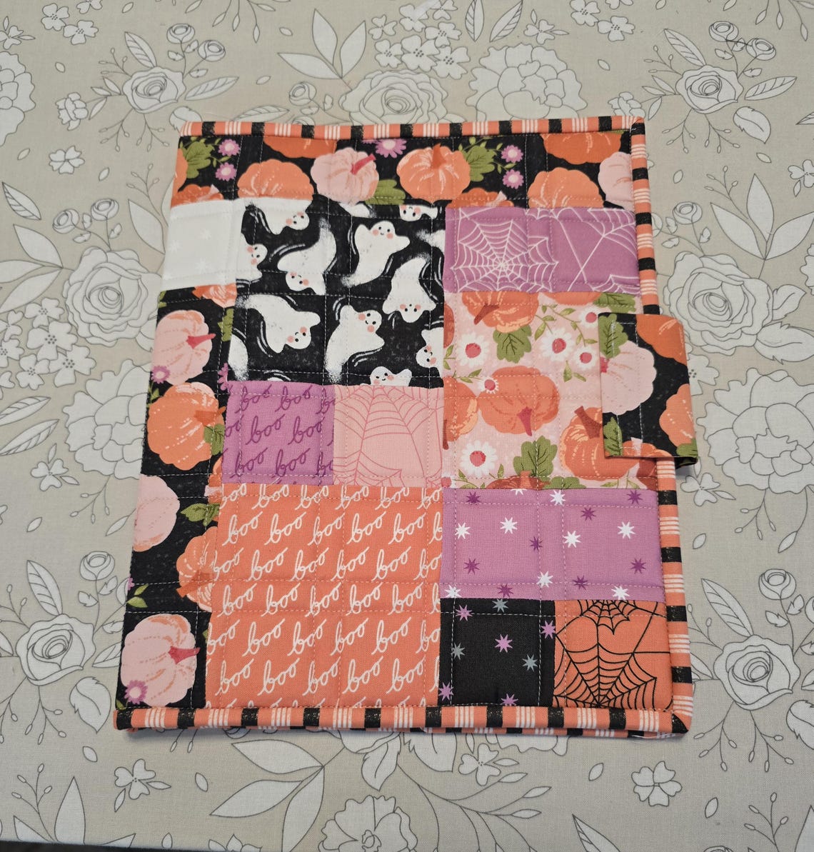 Hey Boo Quilted Cross Stitch Project Folder - Etsy