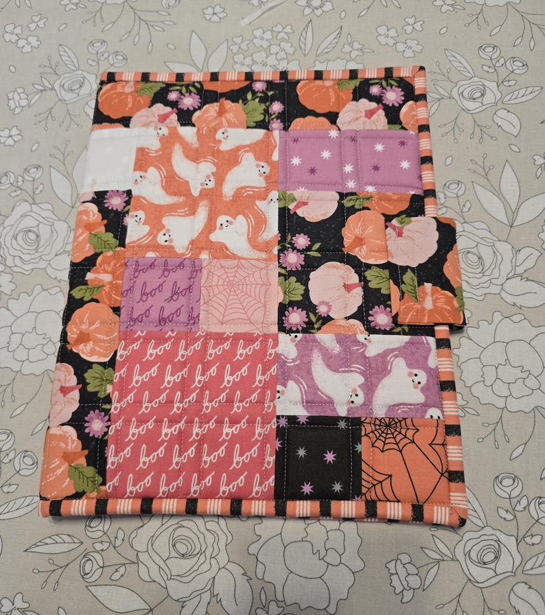Hey Boo Quilted Cross Stitch Project Folder - Etsy