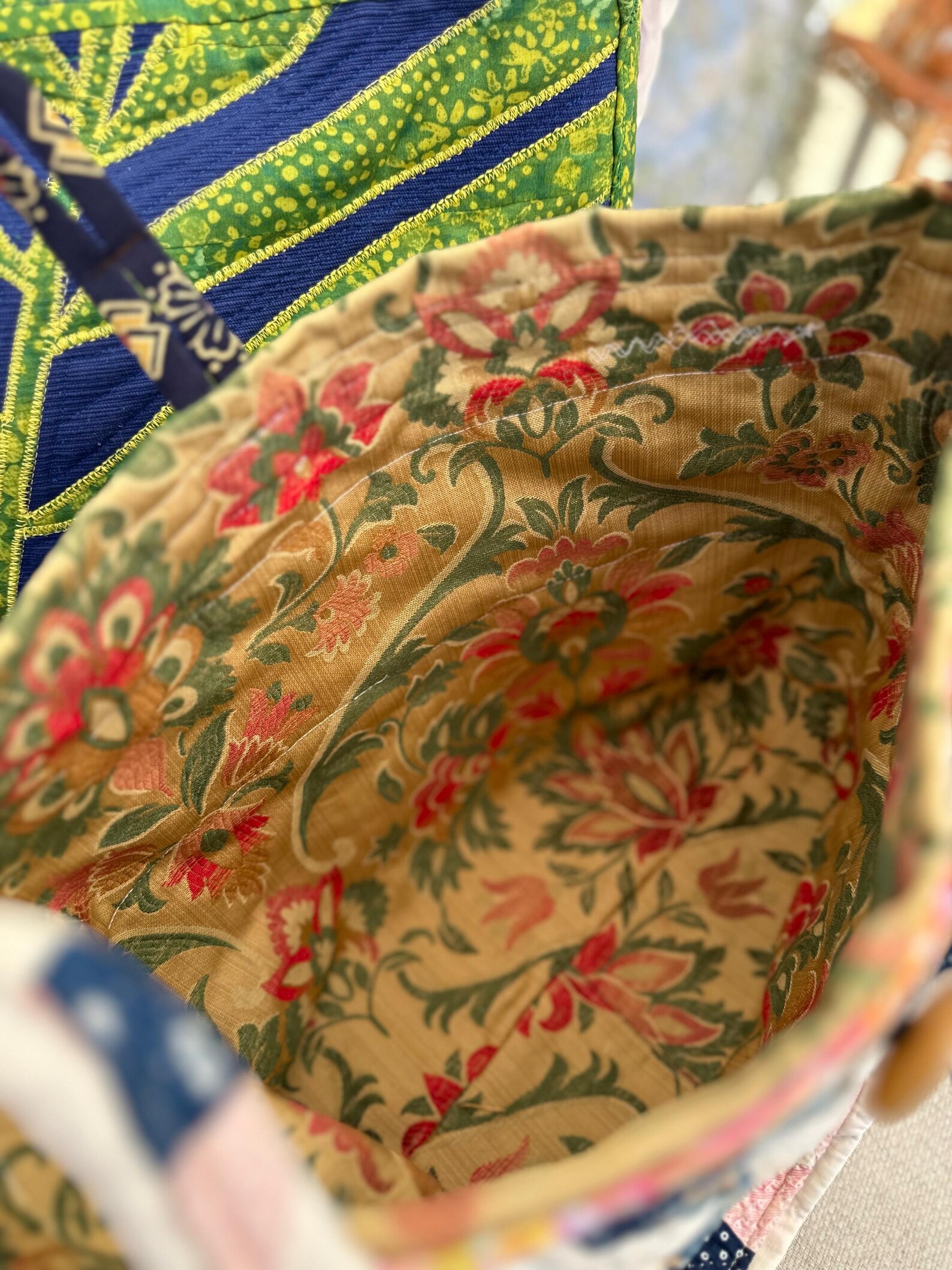 Quilted Tote: Civil War Quilt Scrap, Fully Lined - Etsy