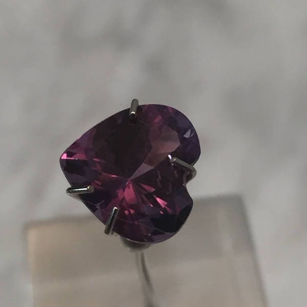 10 Mm, Purple Amethyst-heart - Etsy