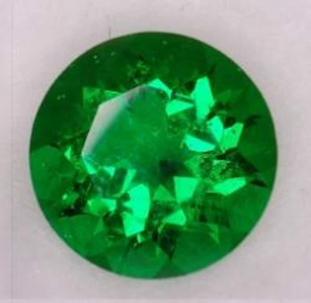 9 Mm,emerald Green Helenite-round - Etsy