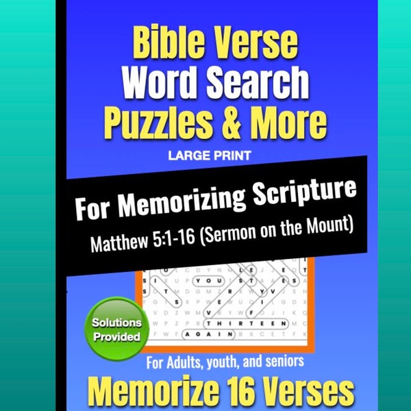 Bible Verse Jigsaw Puzzles - Etsy