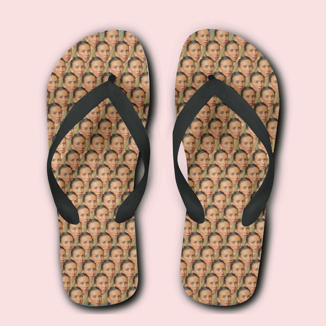 Face Mash Flip Flops || Your Face Flip Flops || Customised Sandals ...