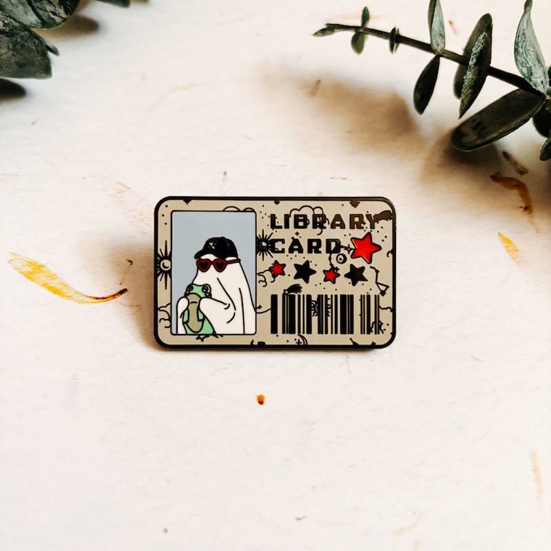 Library Buttons - Etsy