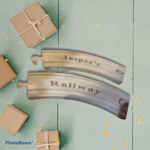 Personalised Wooden Train, My First Train Set, Toy Train Tracks ...