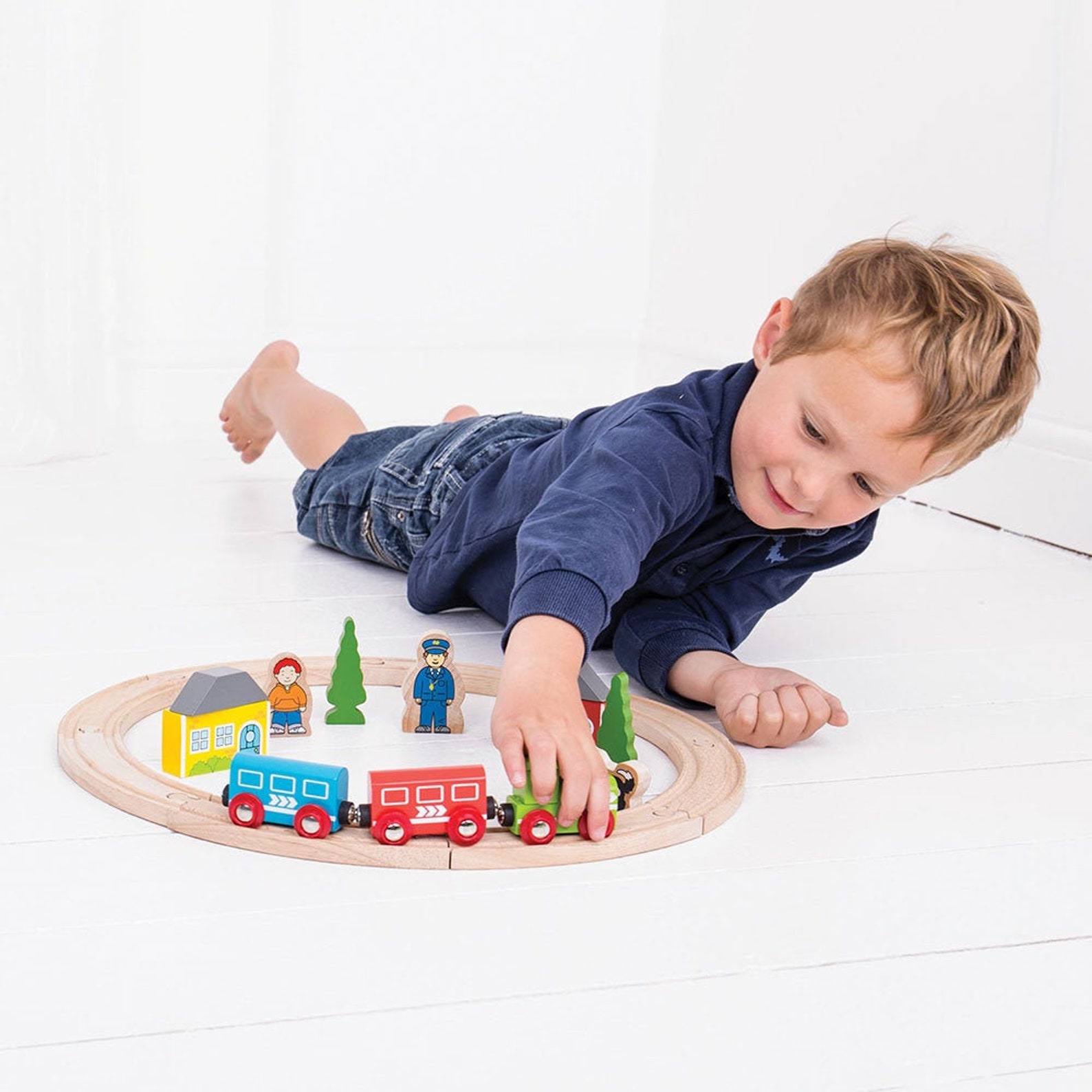 Personalised Wooden Train My First Train Set Toy Train - Etsy UK