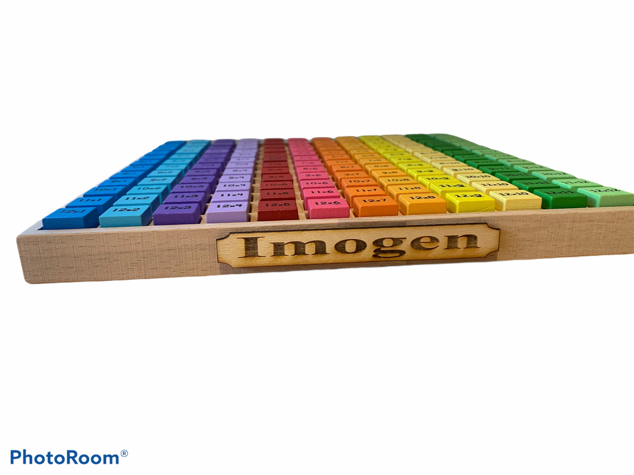 Personalised Wooden Times Table Tray Game Wooden Educational - Etsy UK