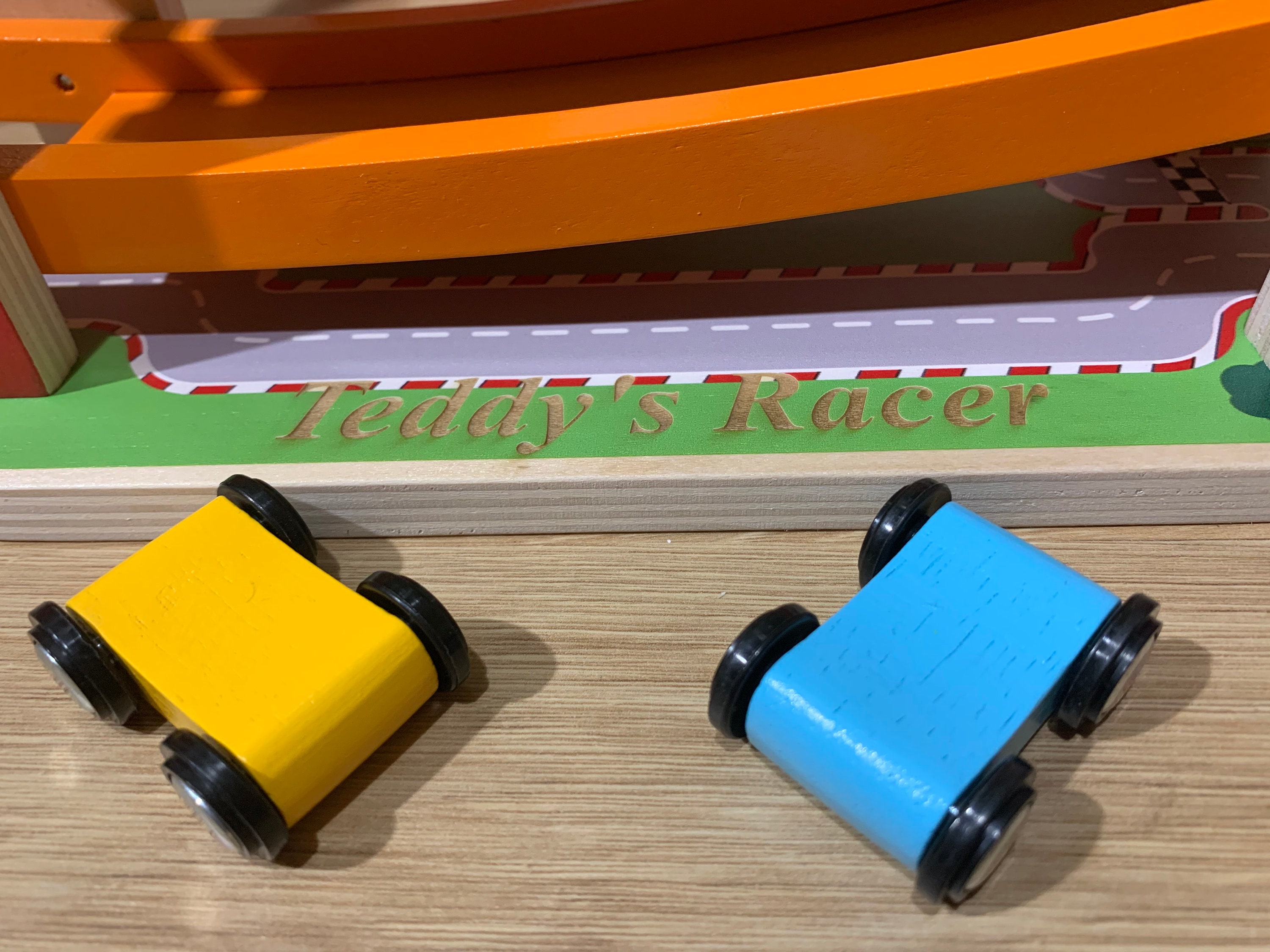 Personalised Wooden Car Racer Wooden Montessori Traditional | Etsy