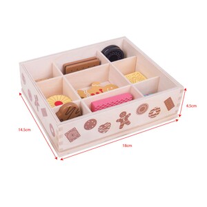 Personalised Wooden Toy Biscuit Box, Customised Traditional English ...