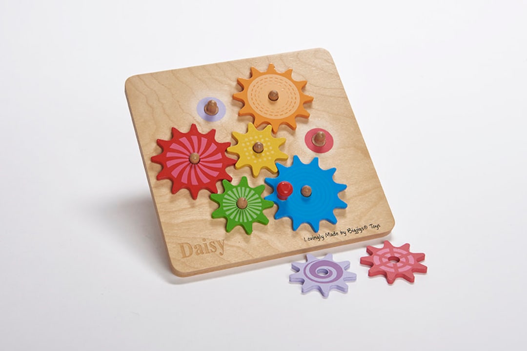 Personalised Wooden Cog Puzzle Spinning Gears And Cogs Etsy Singapore