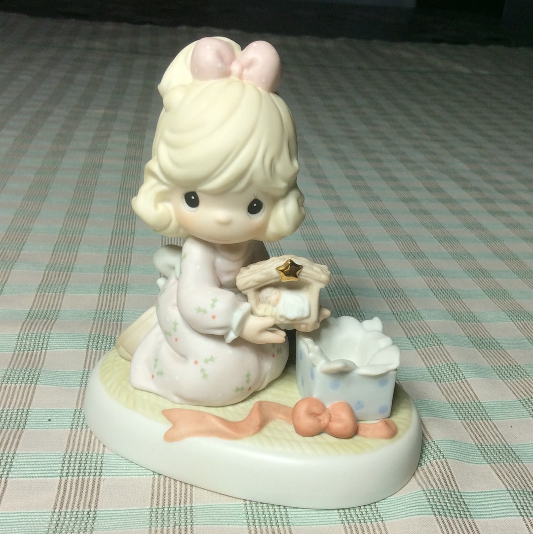 Precious Moments celebrating His Arrival Ceramic Figurine - Etsy