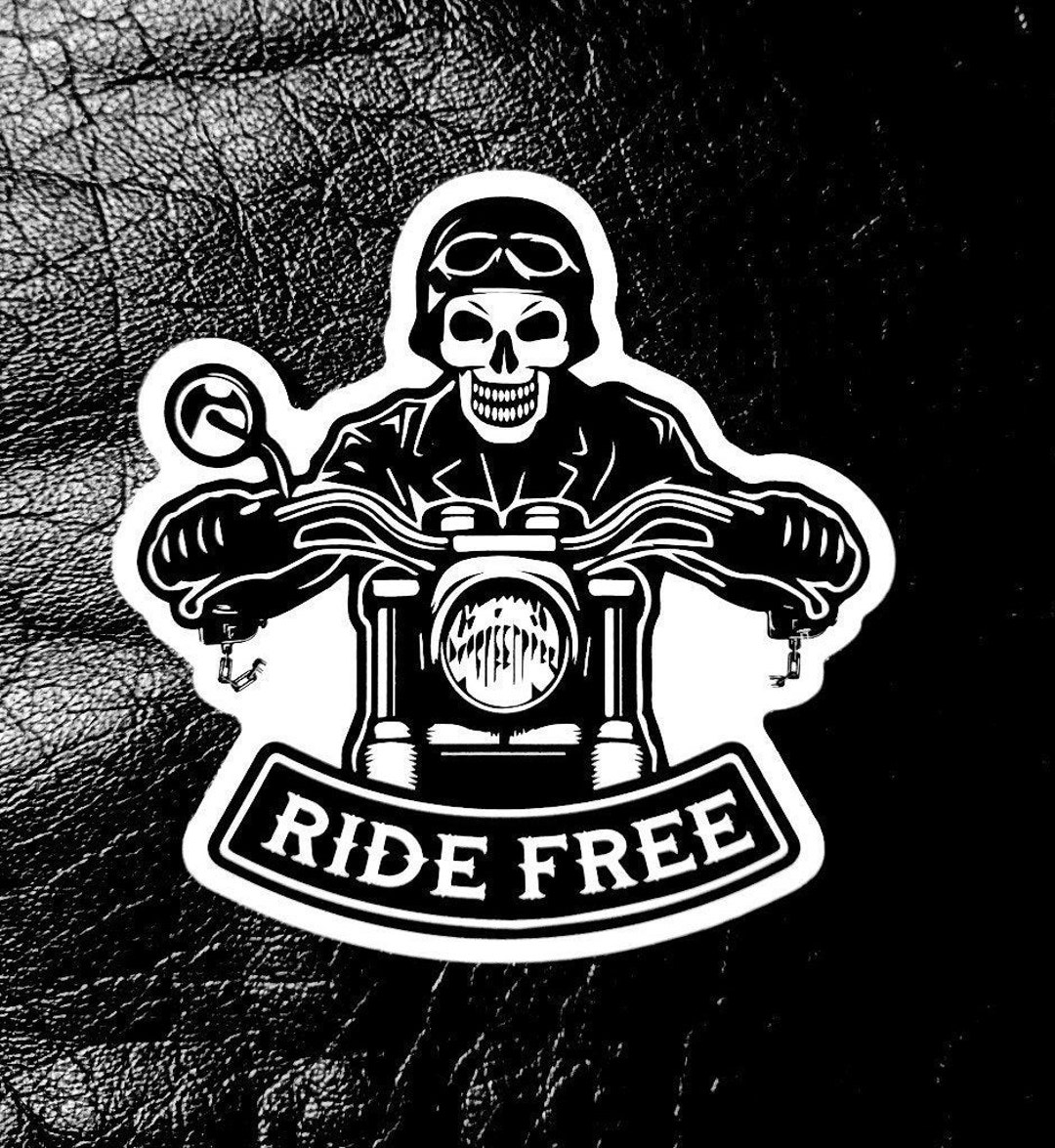RIDE FREE STICKER - Etsy