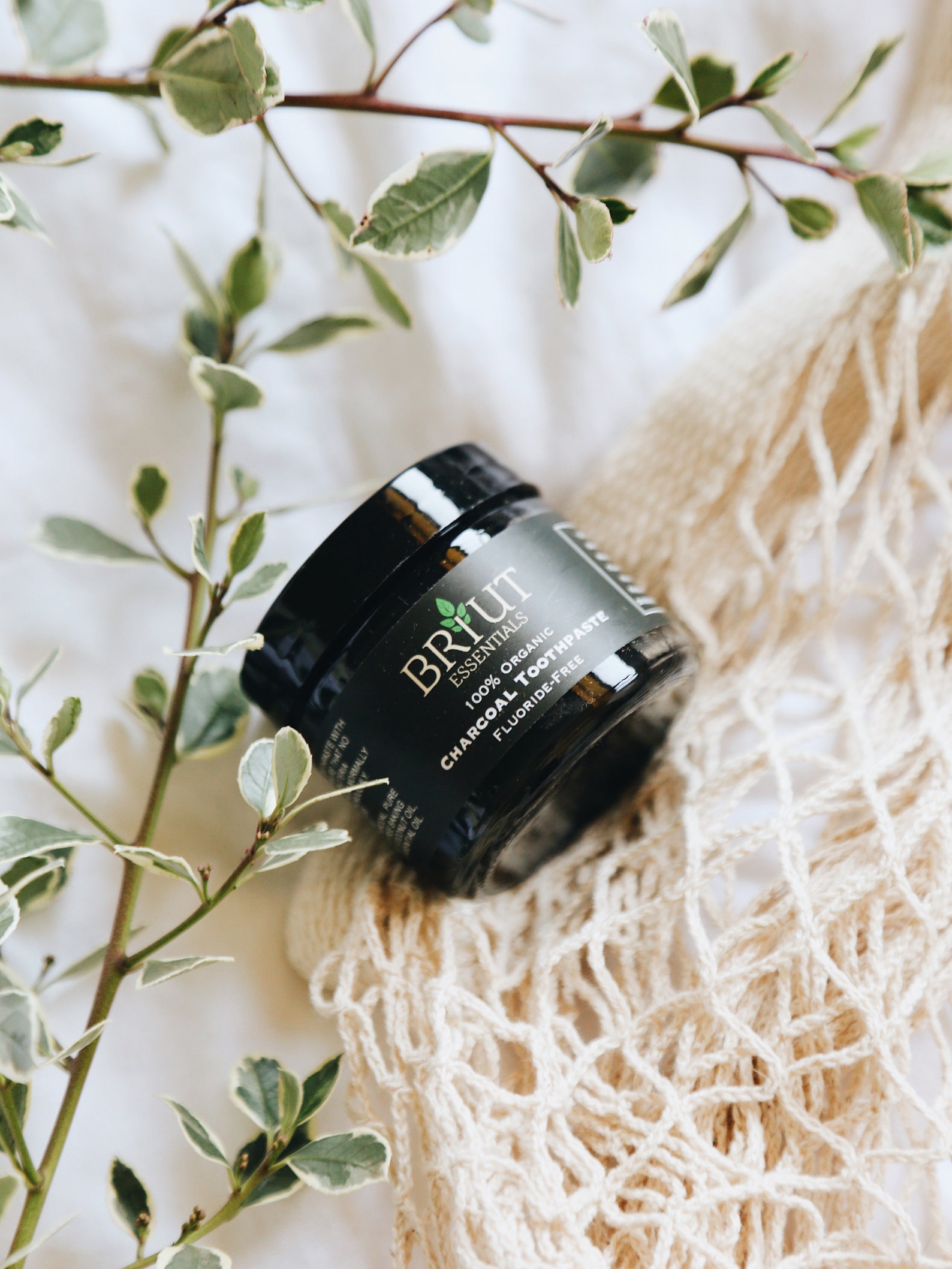 100% ORGANIC Charcoal Toothpaste & Biodegradable Bamboo Toothbrush ...