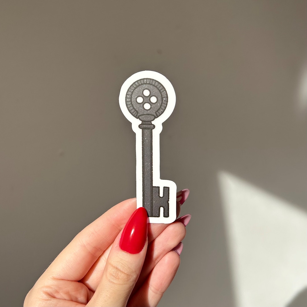 Coraline Key Sticker - Etsy