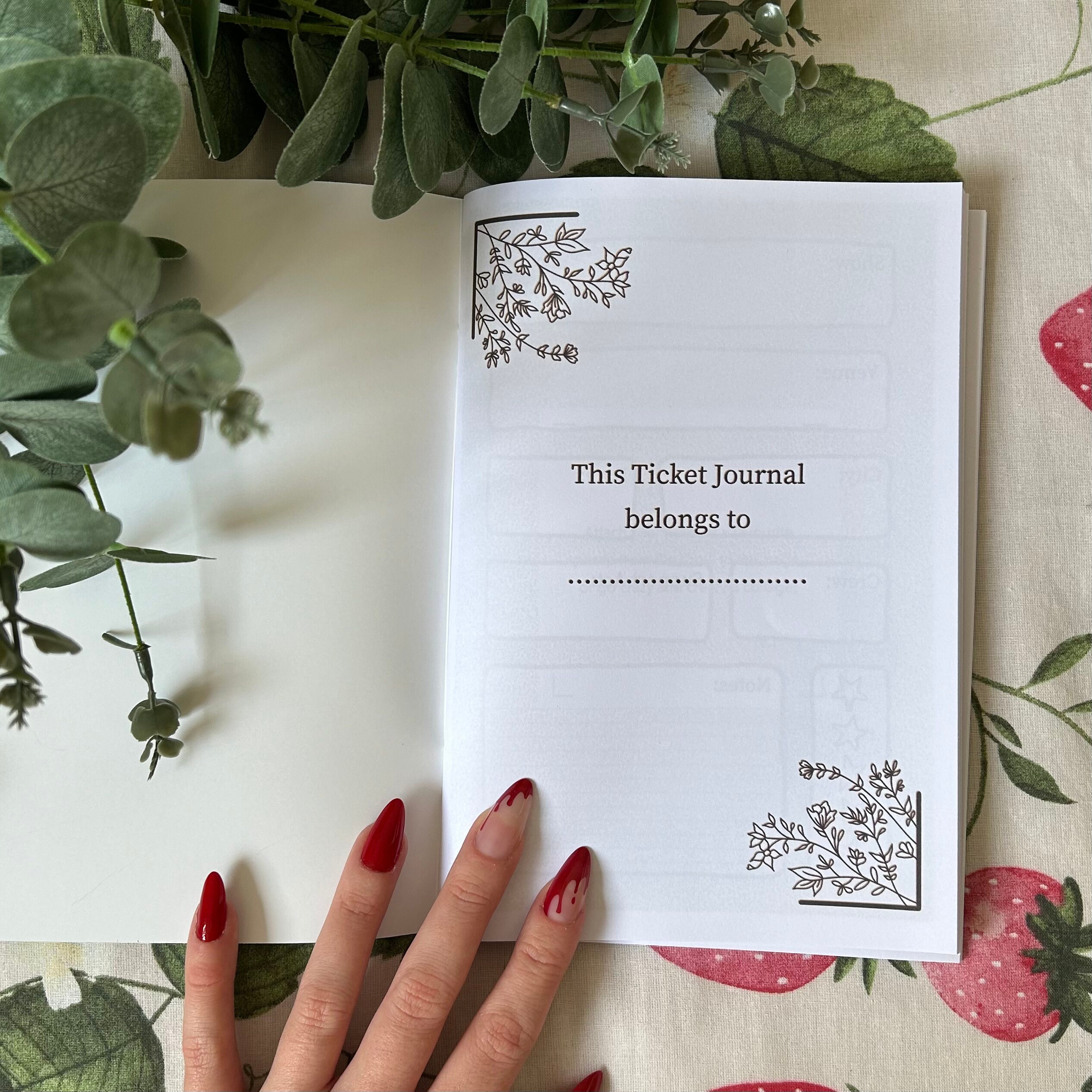 The Ticket Journal - Etsy UK