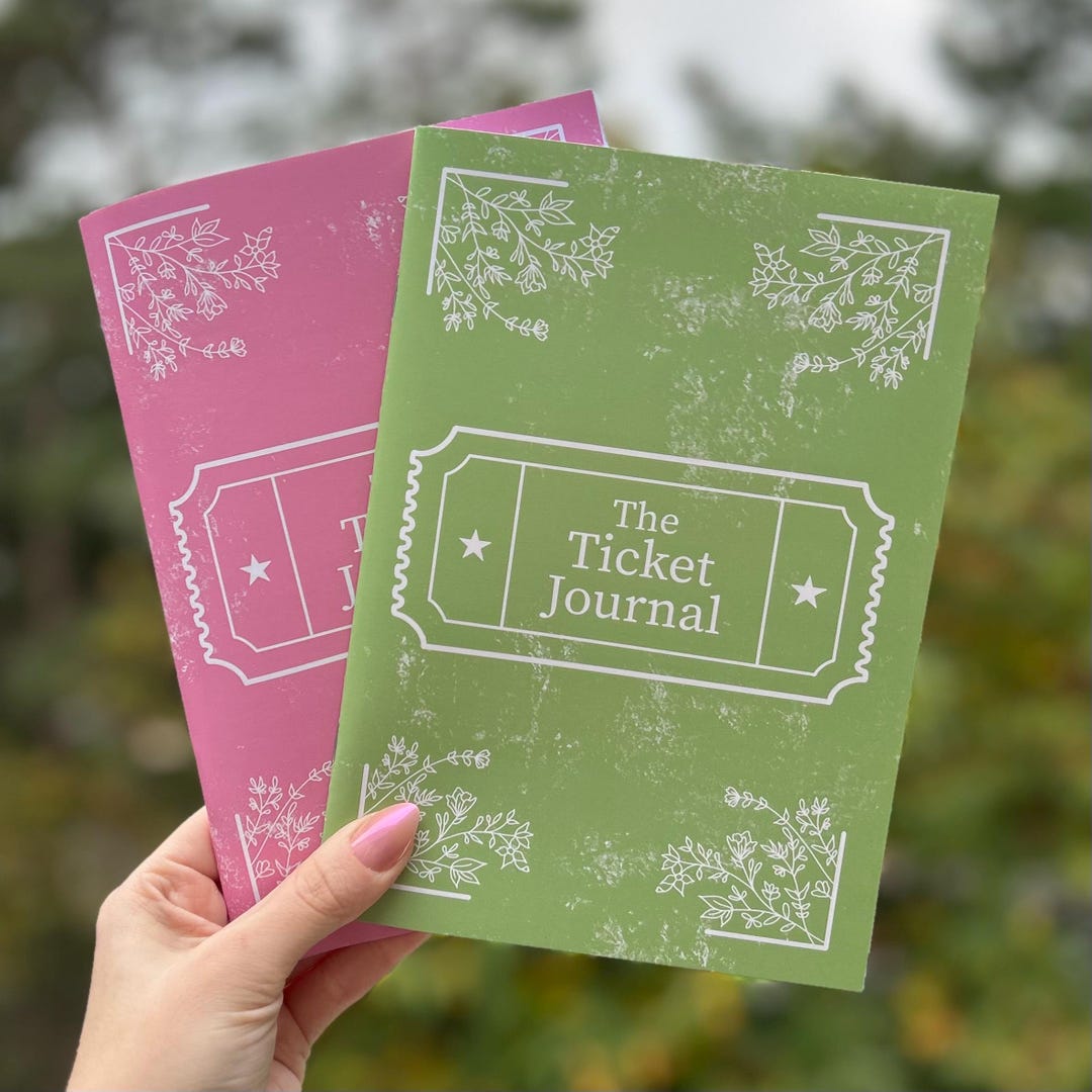 The Ticket Journal - Etsy UK