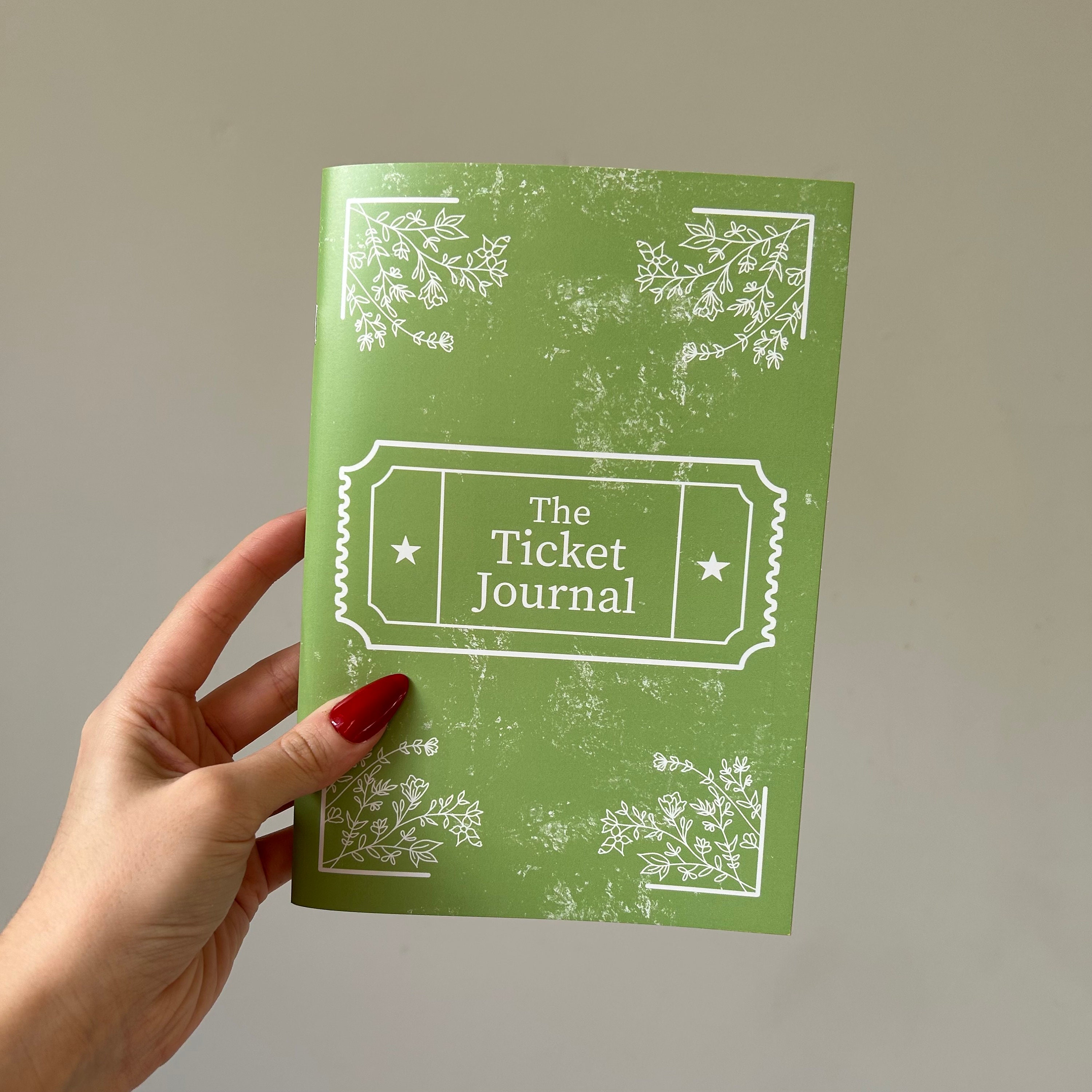 The Ticket Journal - Etsy UK