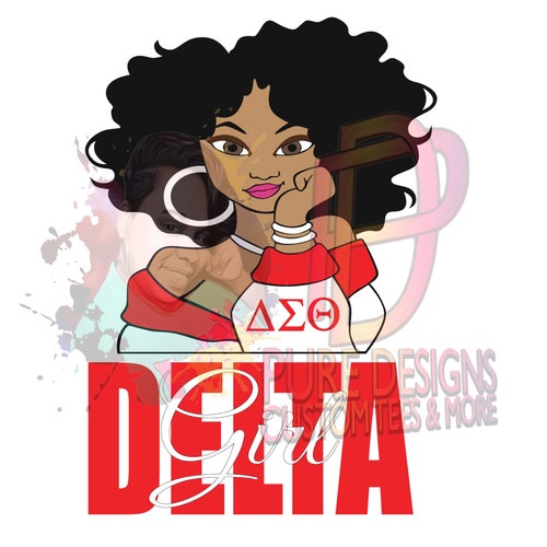 Delta Girl Svg - Etsy