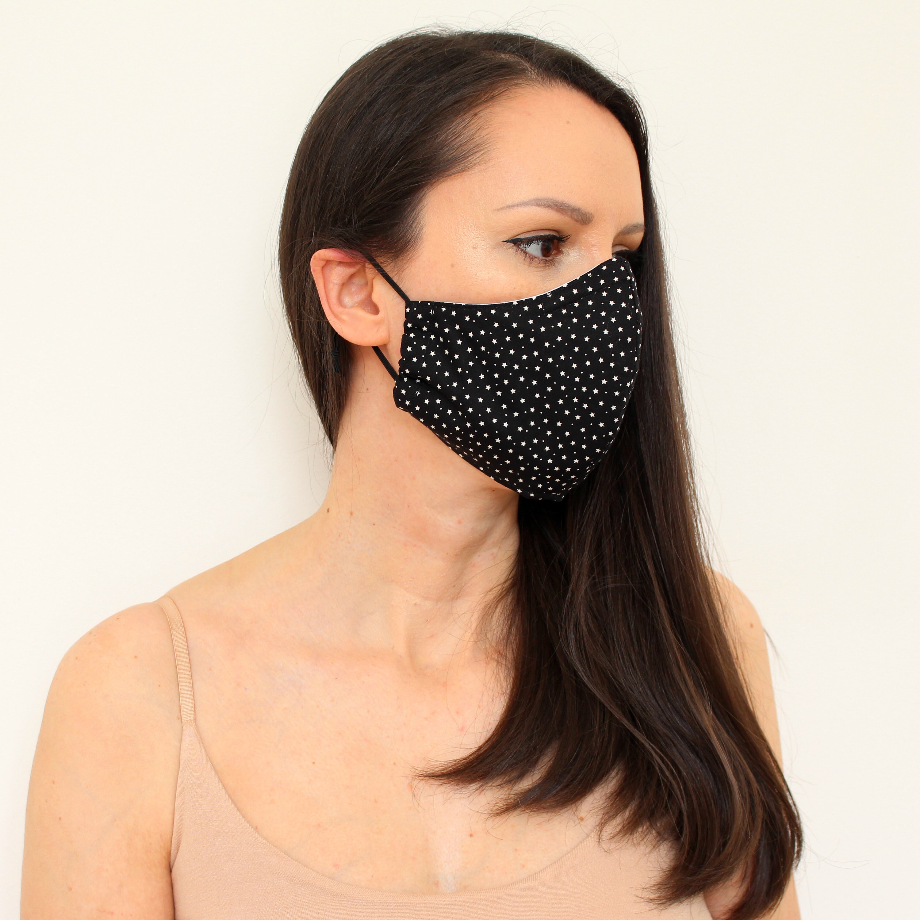Reusable 4 Layer Fabric Face Mask With Nose Wire Adult Size - Etsy.de