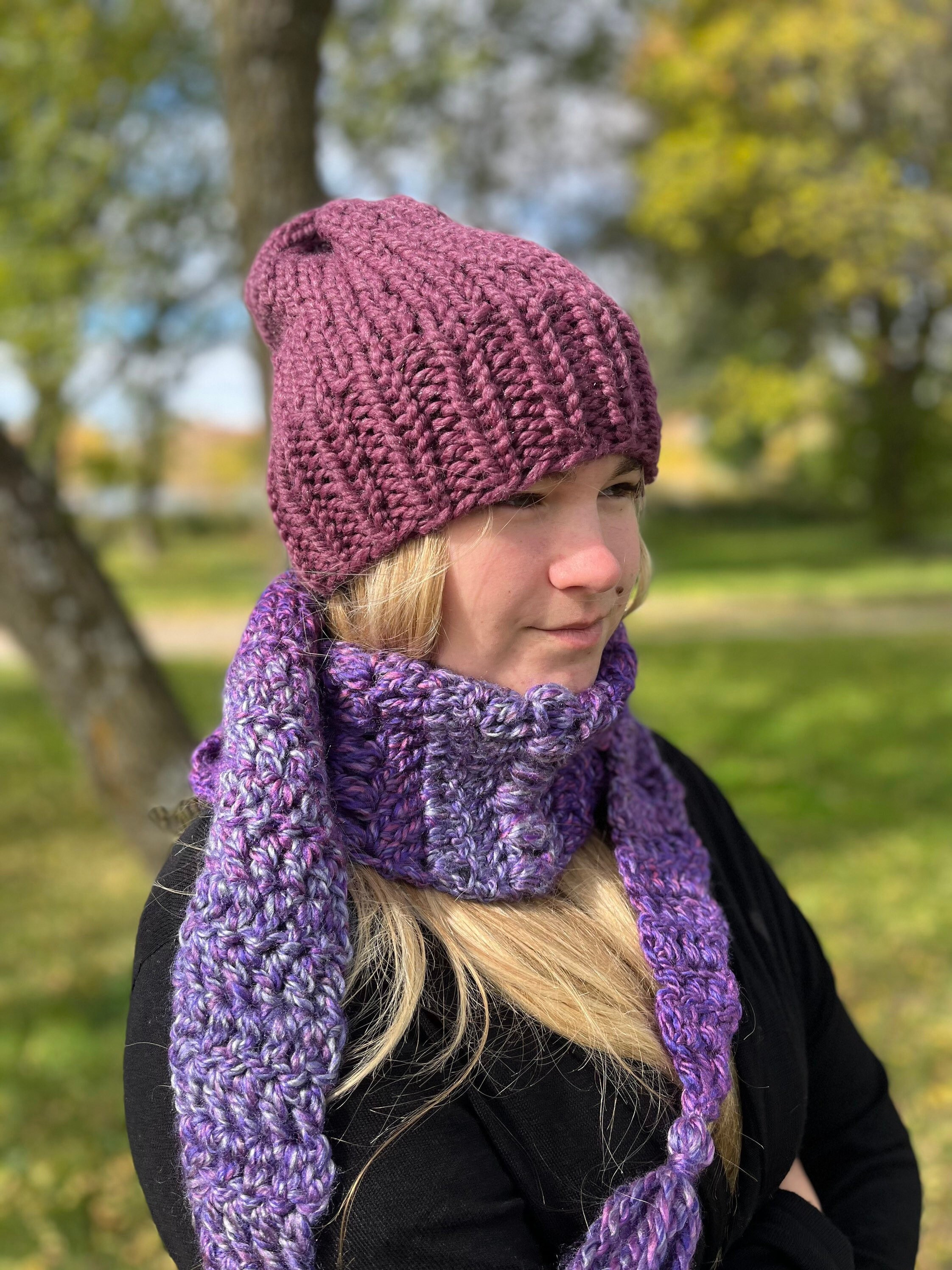 Chunky Knit Beanie, the JANE Hat - Etsy