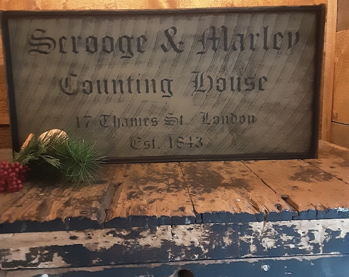 Primitive Scrooge & Marley Counting House 17 Thames Street London Est ...