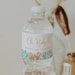 Beach Theme Water Bottle Label, for Any Event, Party Decoration, Coral ...