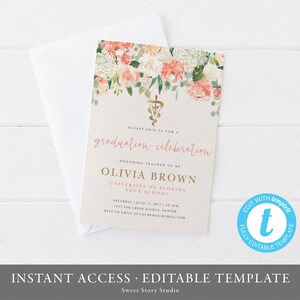 Veterinarian Graduation Invitation Card Vet Graduation - Etsy