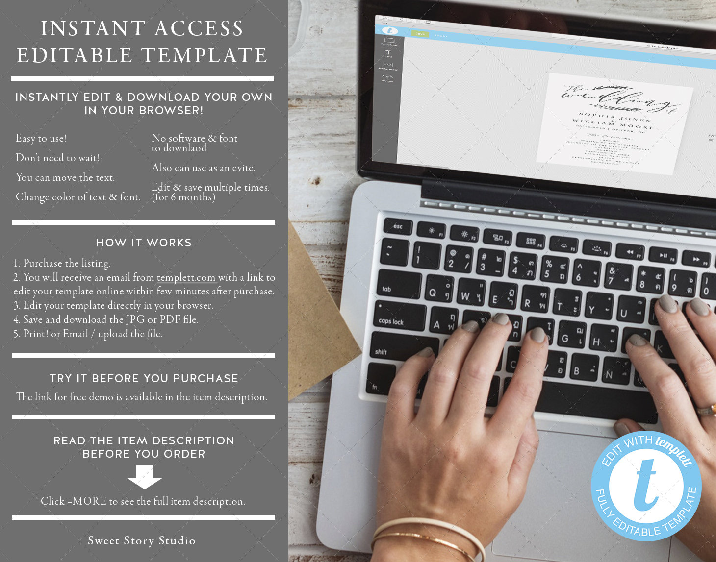 Wedding Guest Addressing, Return Address Label Template Set | Instant ...