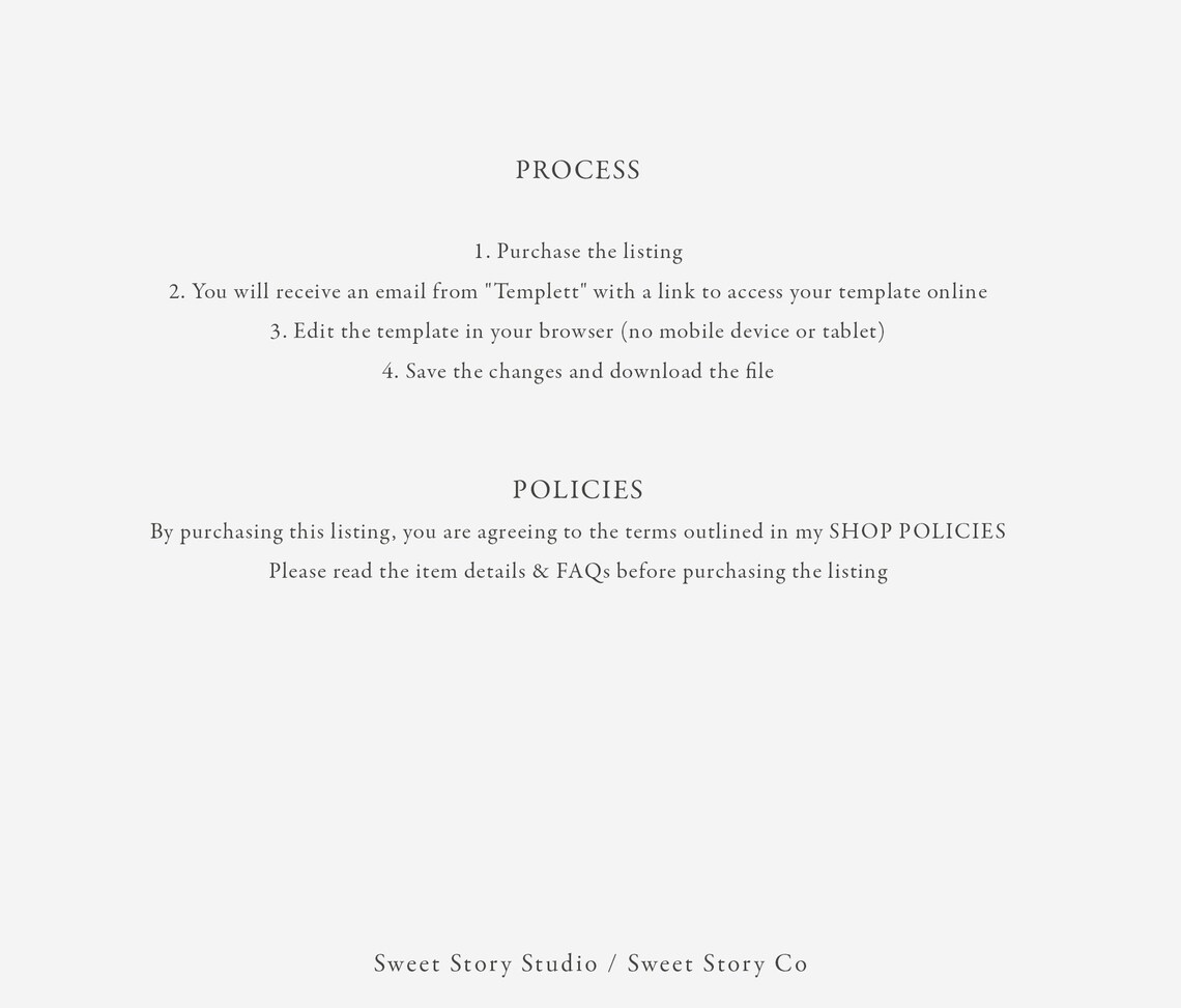 2x4 Printable Address Label Template | Instant Download, Templett ...