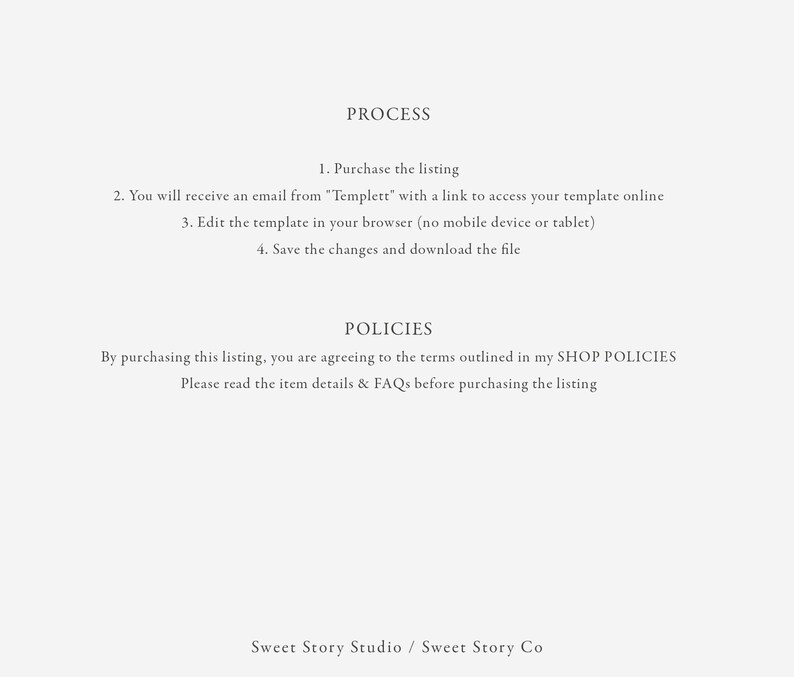 2x4 Printable Address Label Template | Instant Download, Templett ...