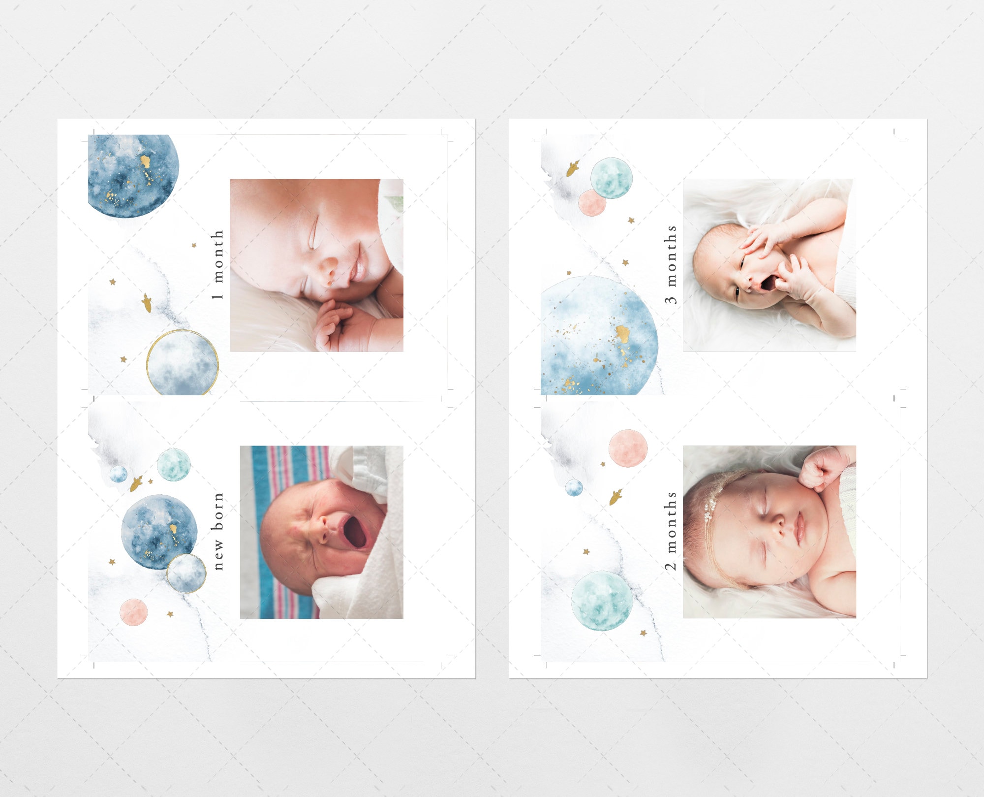 Space First Birthday Photo Banner Baby's First Year - Etsy