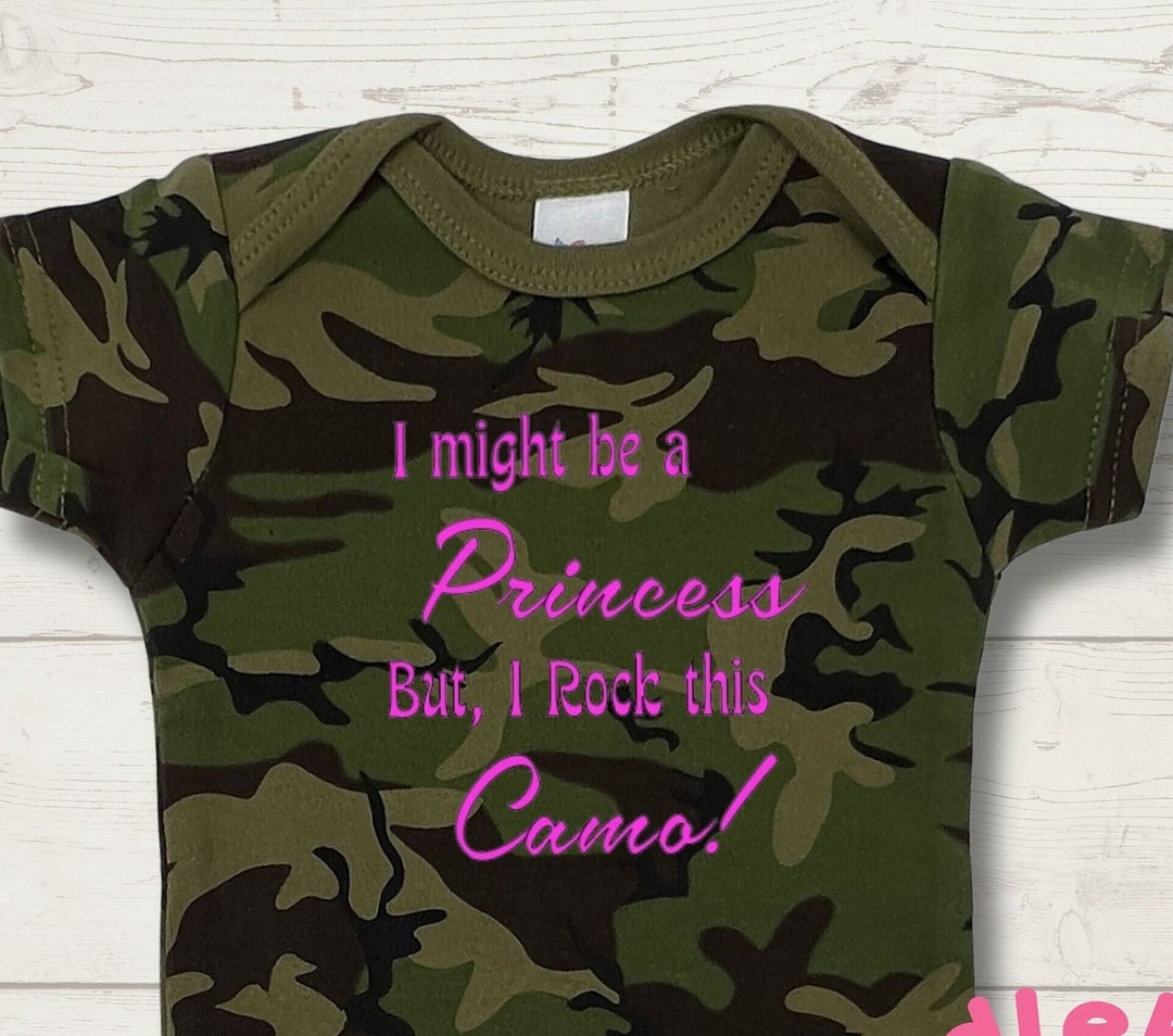 Daddy's Girl Camo Baby Bodysuit: Hunting Season Outfit (0-6 Months ...