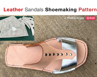 Toddler Leather Sandals Printable Pattern DIY Learn Shoemaking - Etsy