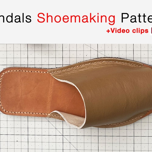 Leather Sandals Printable Pattern DIY Handmade Shoemaking - Etsy